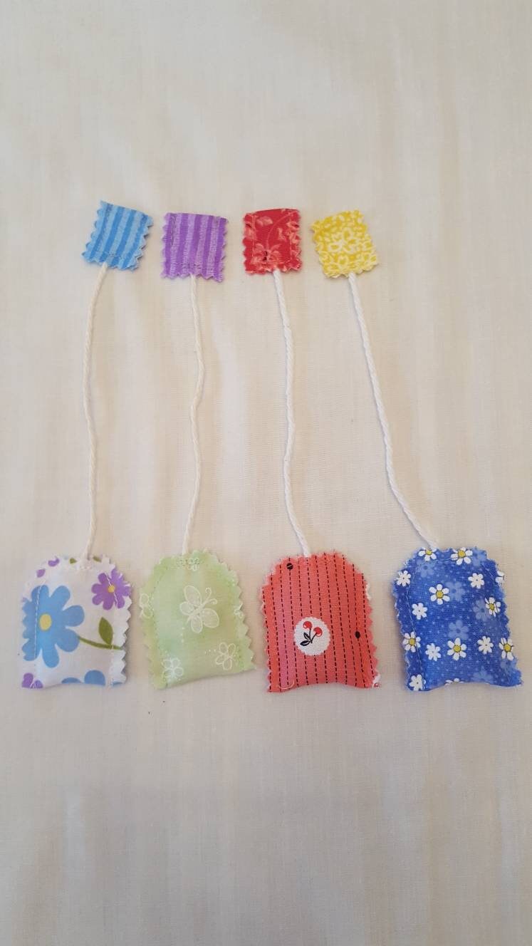 Play Tea Bags Fabric Tea Bags Toy Tea Bags Tea Party - Etsy