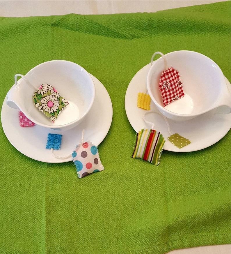 Play Tea Bags Fabric Tea Bags Toy Tea Bags Tea Party - Etsy