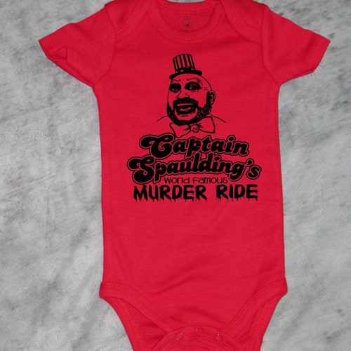 Captain Spaulding Baby Onesie/house of 1000 Corpses/captain - Etsy