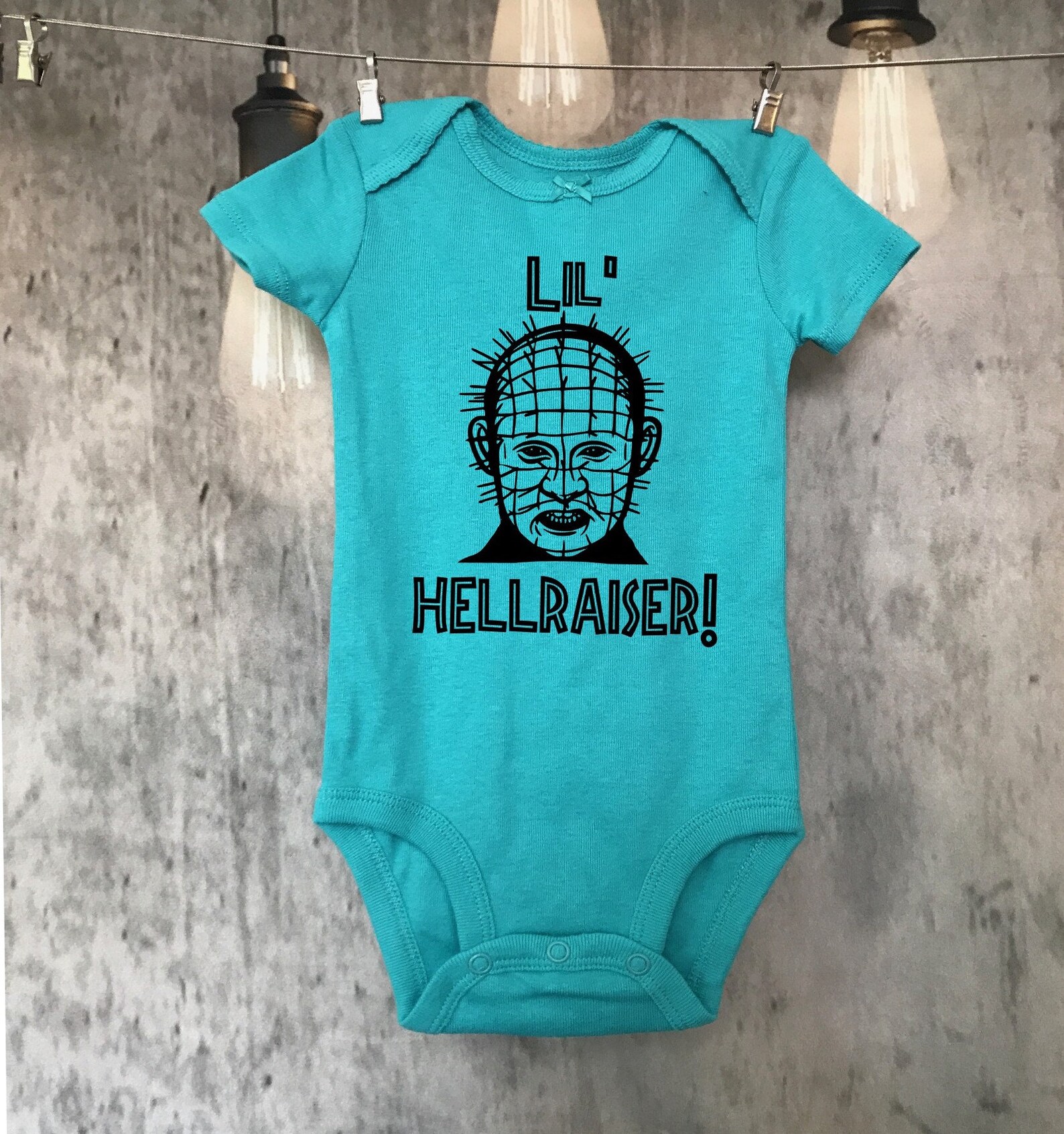 Lil Hellraiser Pinhead Bodysuit Horror Kid Funny Gift | Etsy