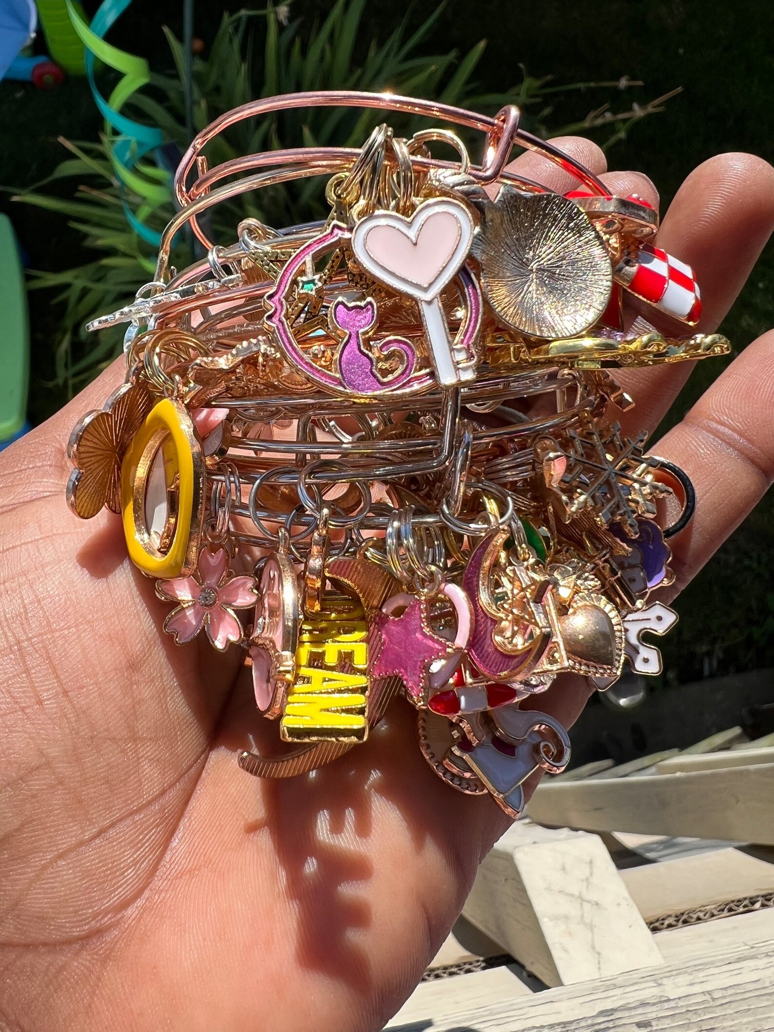 BANGLE BRACELET for Women, Bracelet With Charms ,jewelry, Basic Bangles ...