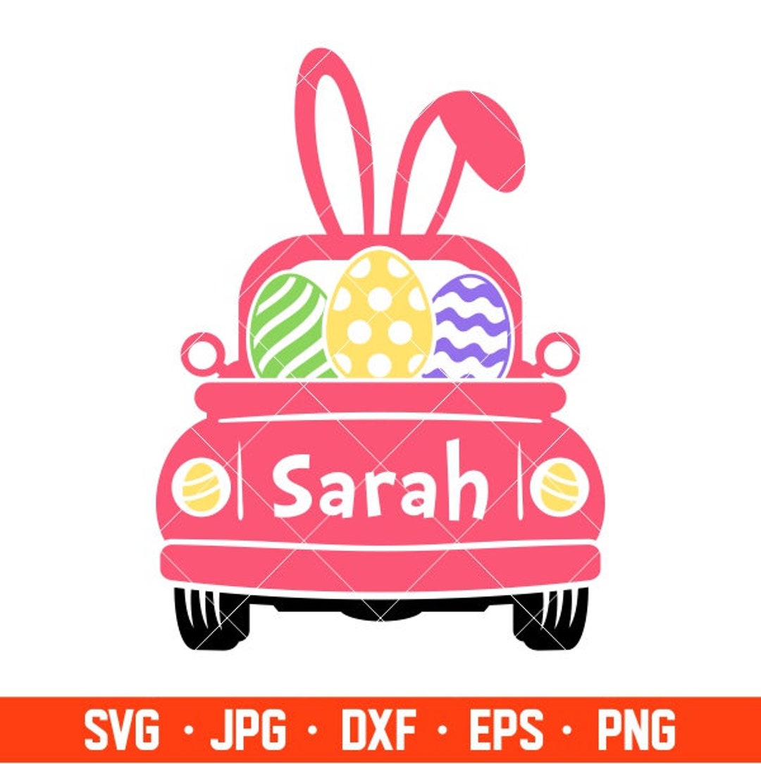 Happy Easter Truck Svg, Happy Easter Svg, Easter Egg Svg, Spring Svg ...