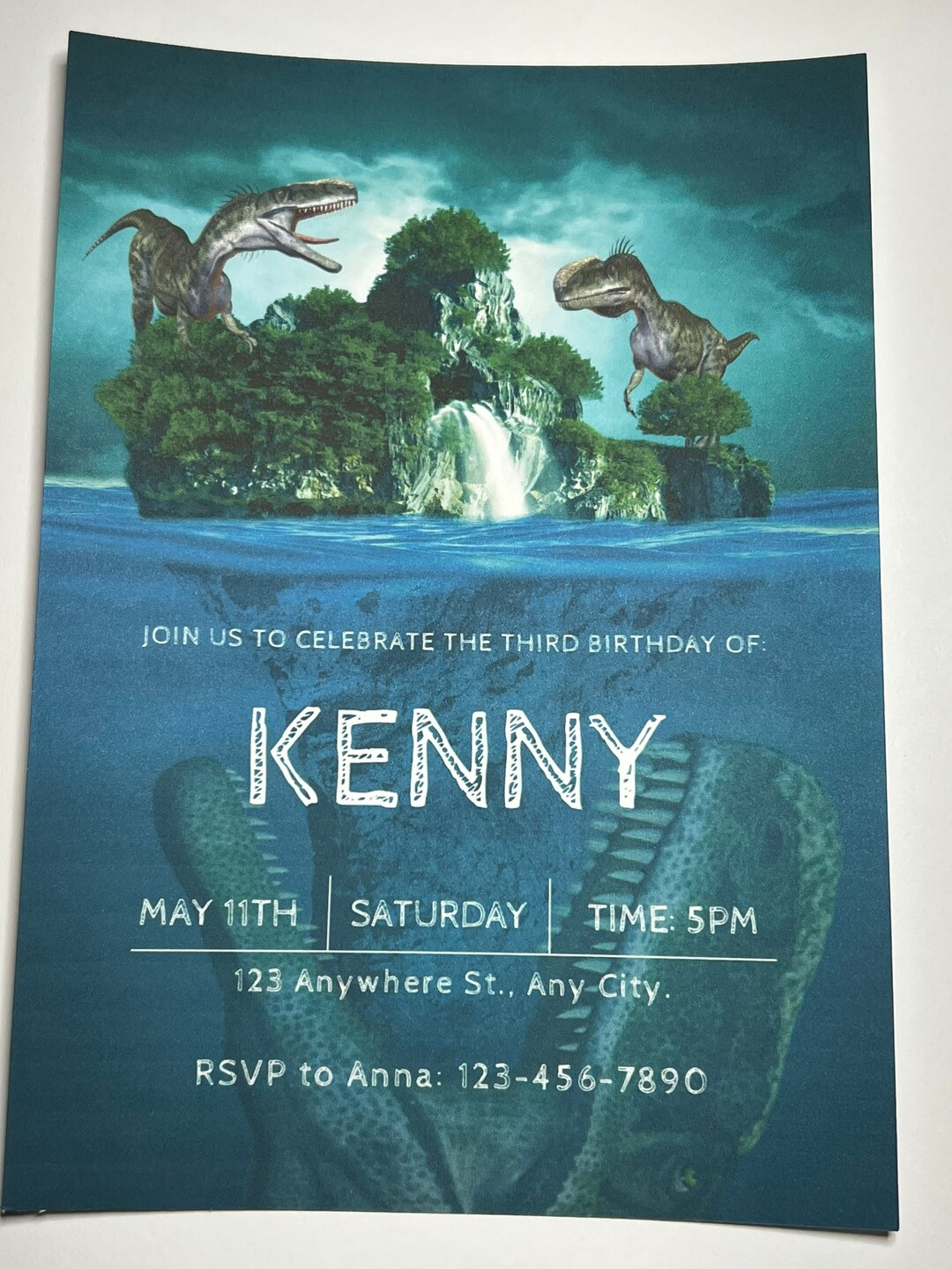 Dinosaur Birthday Party Invitation, Dino Invites, Party Invites for ...