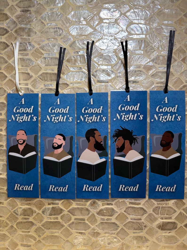 Men & Women Goodnight Bookmarks - Etsy