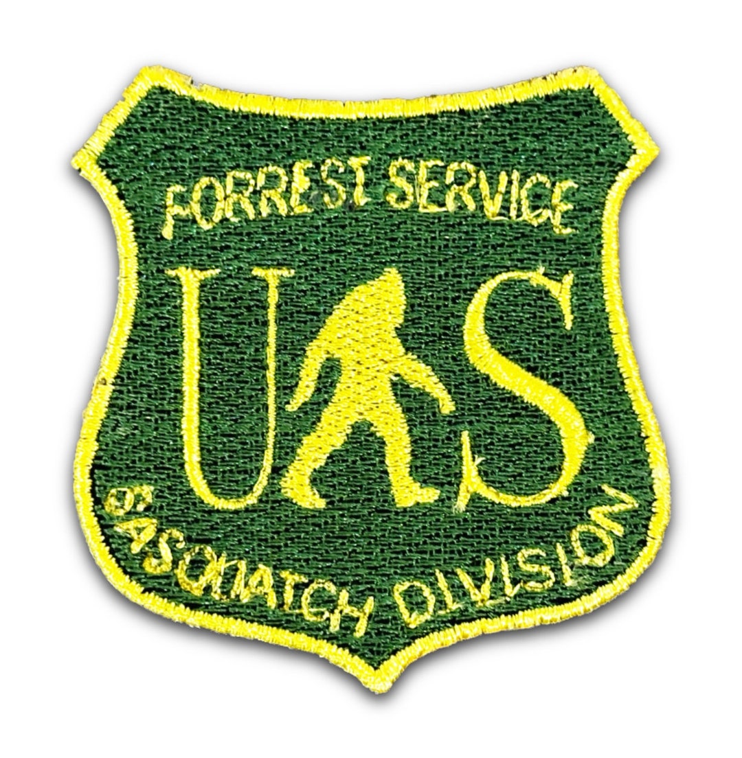 US Forrest Service Sasquatch Division Embroidered 3 Inch Iron on Patch ...