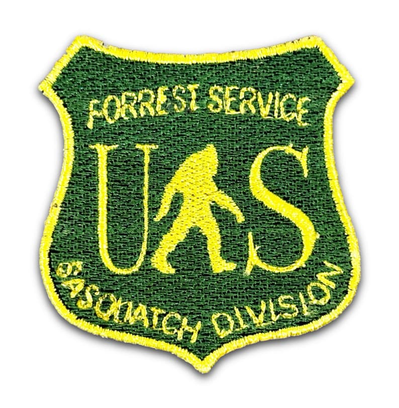 US Forrest Service Sasquatch Division Embroidered 3 Inch Iron on Patch - Etsy