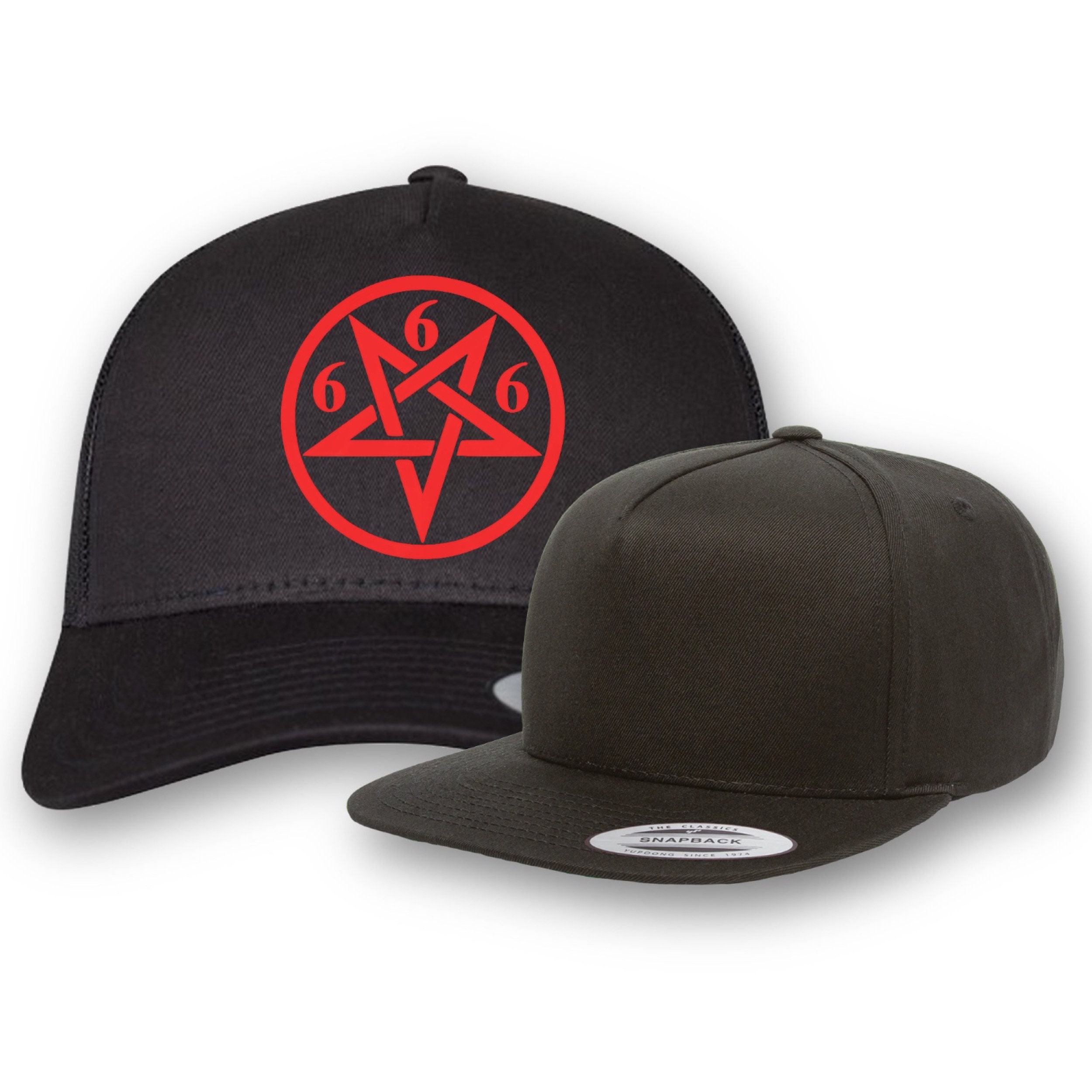 666 Pentagram Hat - Etsy