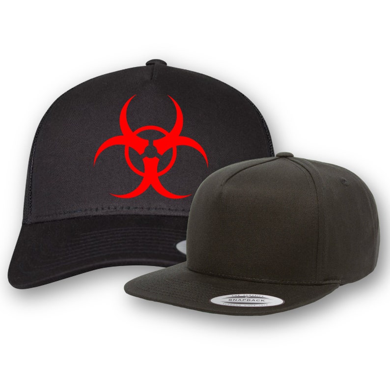 Biohazard Red Logo Hat - Etsy