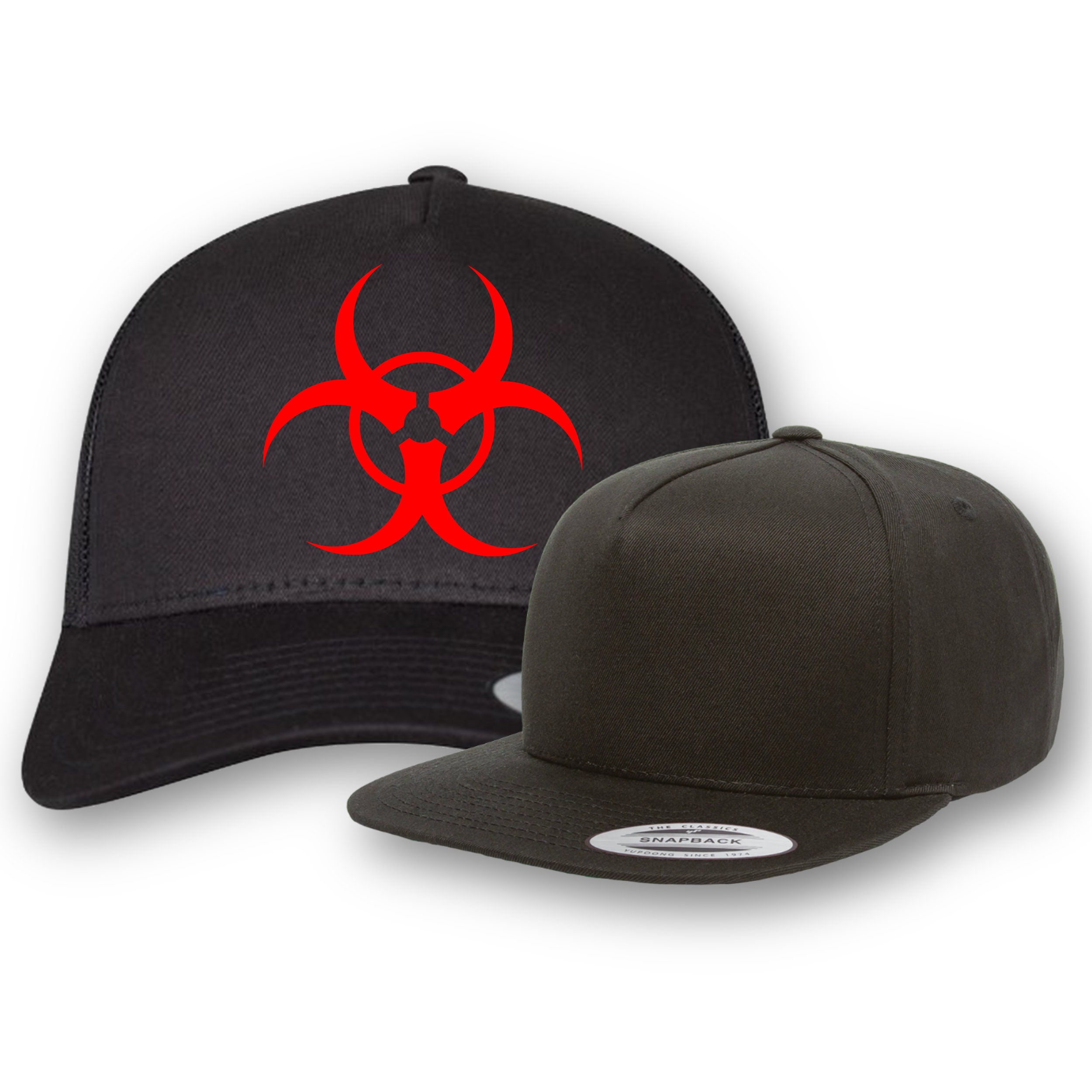 Biohazard Red Logo Hat - Etsy