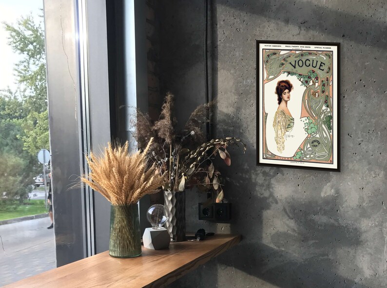 Vogue Vintage Magazine Cover Wall Art Prints, Vogue 1904 Public Domain ...