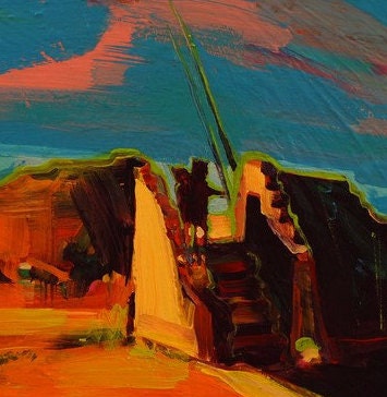 House of God, Print From an Original Oil Painting, Southwest Art, New ...