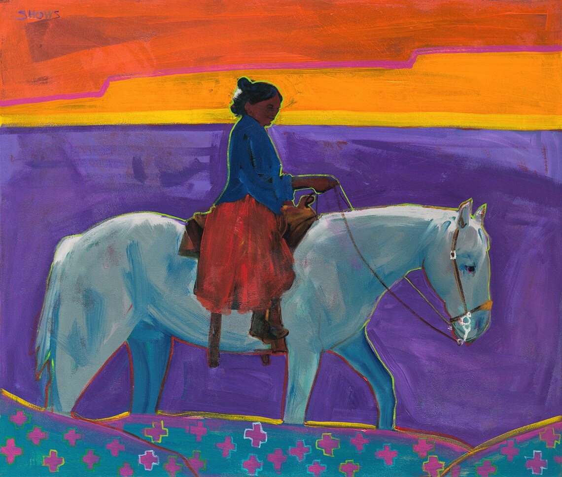 Easy Rider, Print From an Original Oil Painting by Andrew Shows, New ...