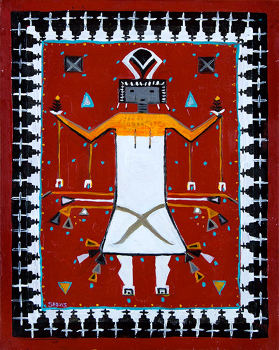 Navajo Yea, Navajo Weaving Design, Digital Prints, Fine Art Print, NM ...