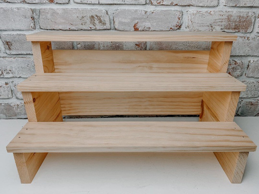 Unfinished Wood Soap or Product Display Shelf, Craft Show Display ...