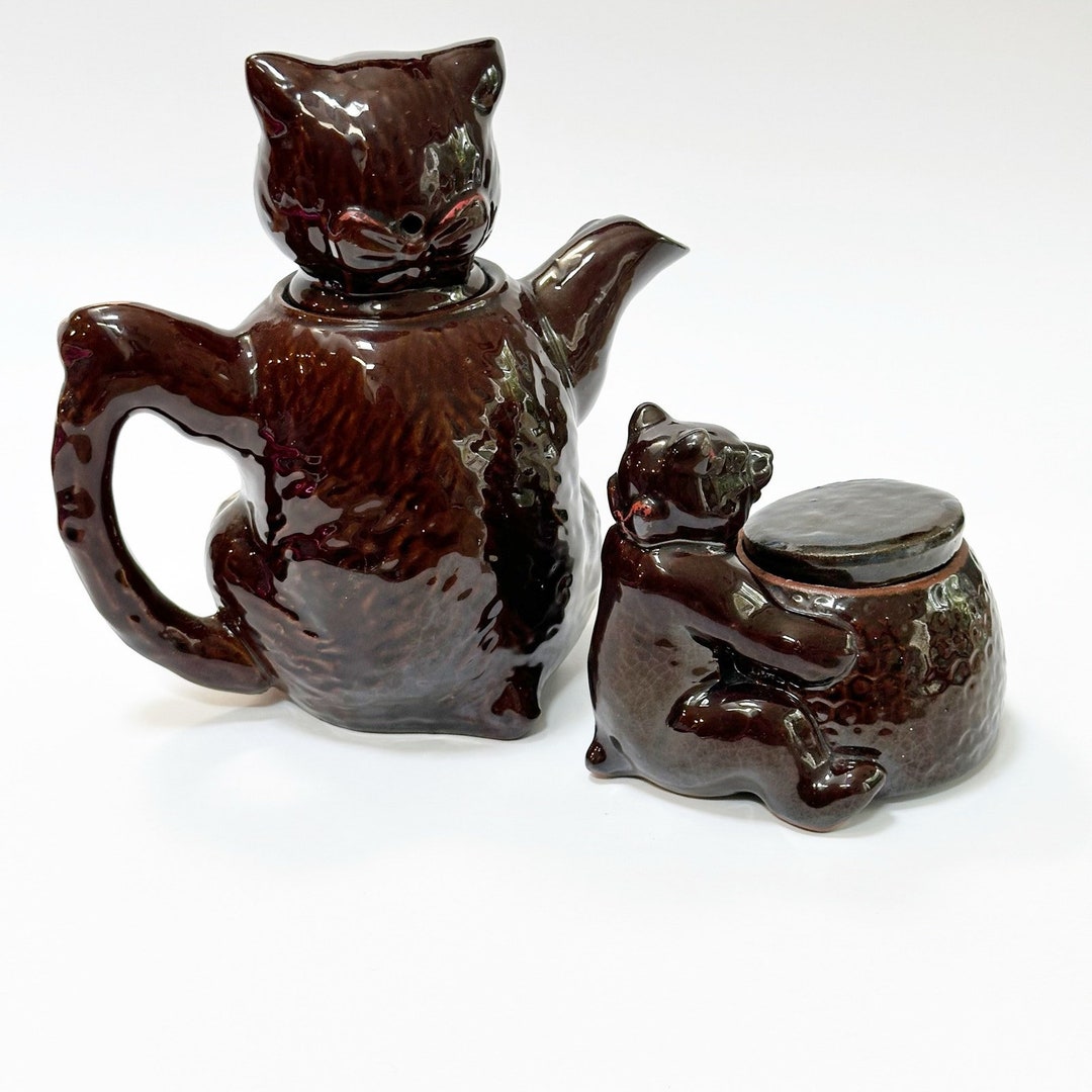Vintage L. Batlin and Son Inc. Japan BEARS Ceramic Teapot, Sugar Set ...