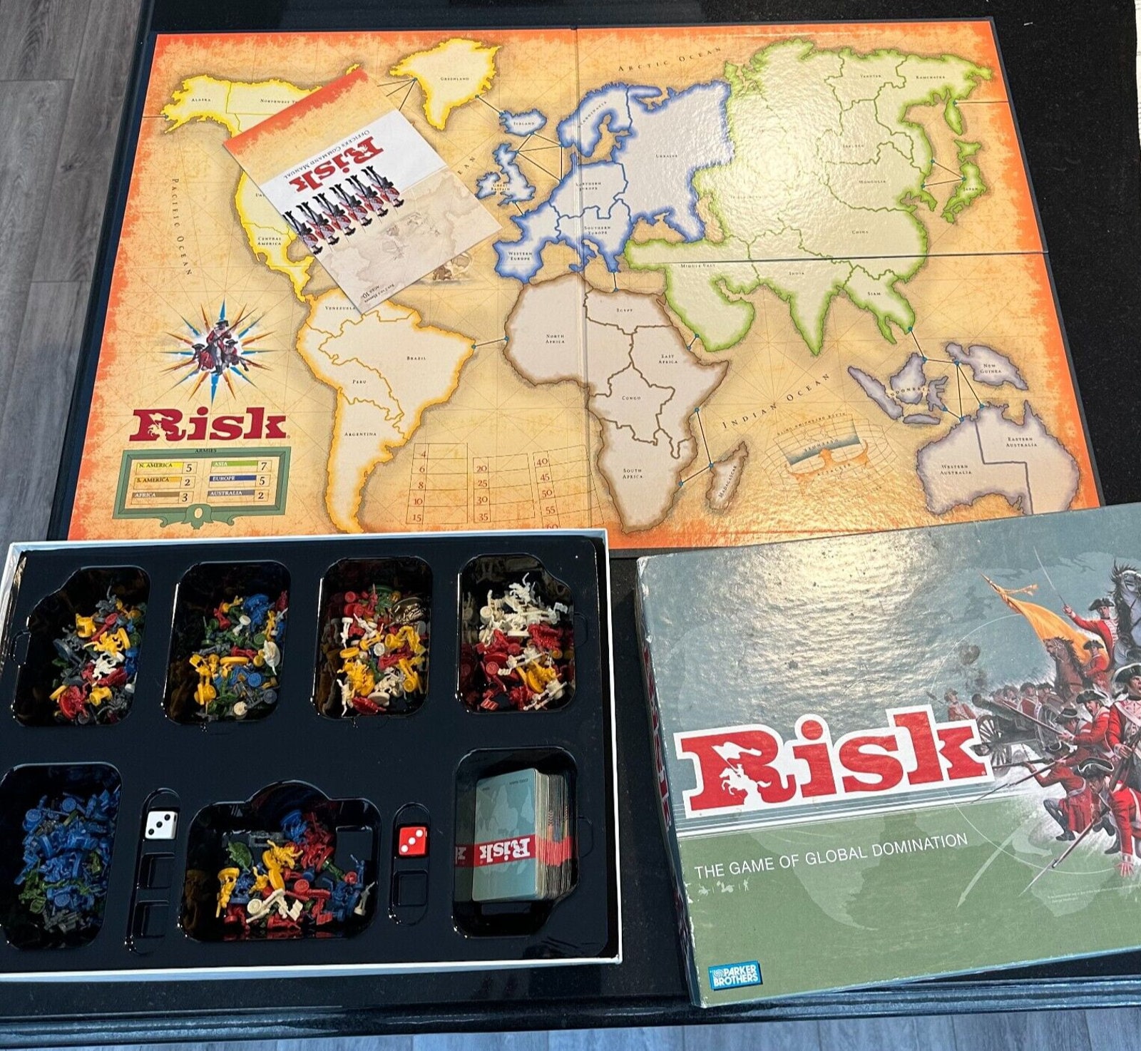 Risk Board Game the Game of Global Domination 2003 Parker Brothers - Etsy