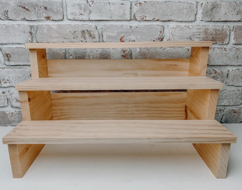 Unfinished Wood Soap or Product Display Shelf, Craft Show Display ...
