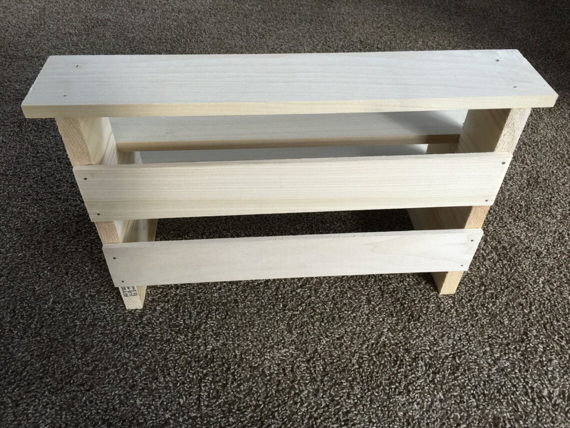 Unfinished Wood Soap Or Product Display Shelf Craft Show Display