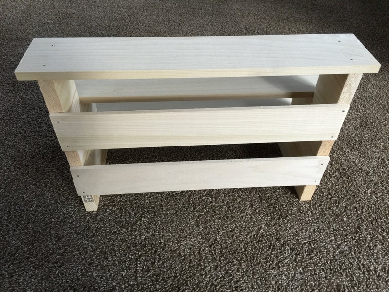 Unfinished Wood Soap or Product Display Shelf, Craft Show Display ...