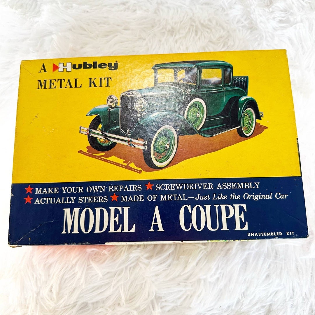 Vintage Metal Kit Ford Hubley Coupe Car Kit - Etsy