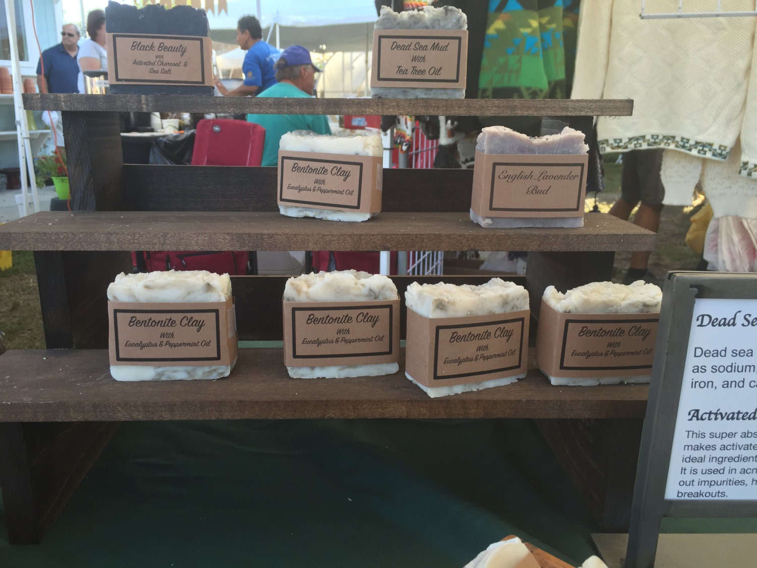 Unfinished Wood Soap or Product Display Shelf, Craft Show Display ...
