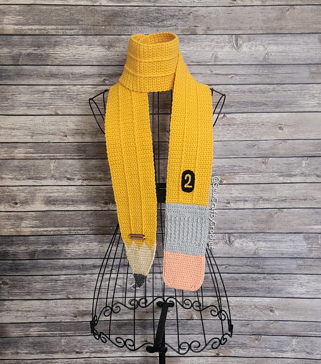 Crochet Pencil Scarf (ready to Ship) - Etsy