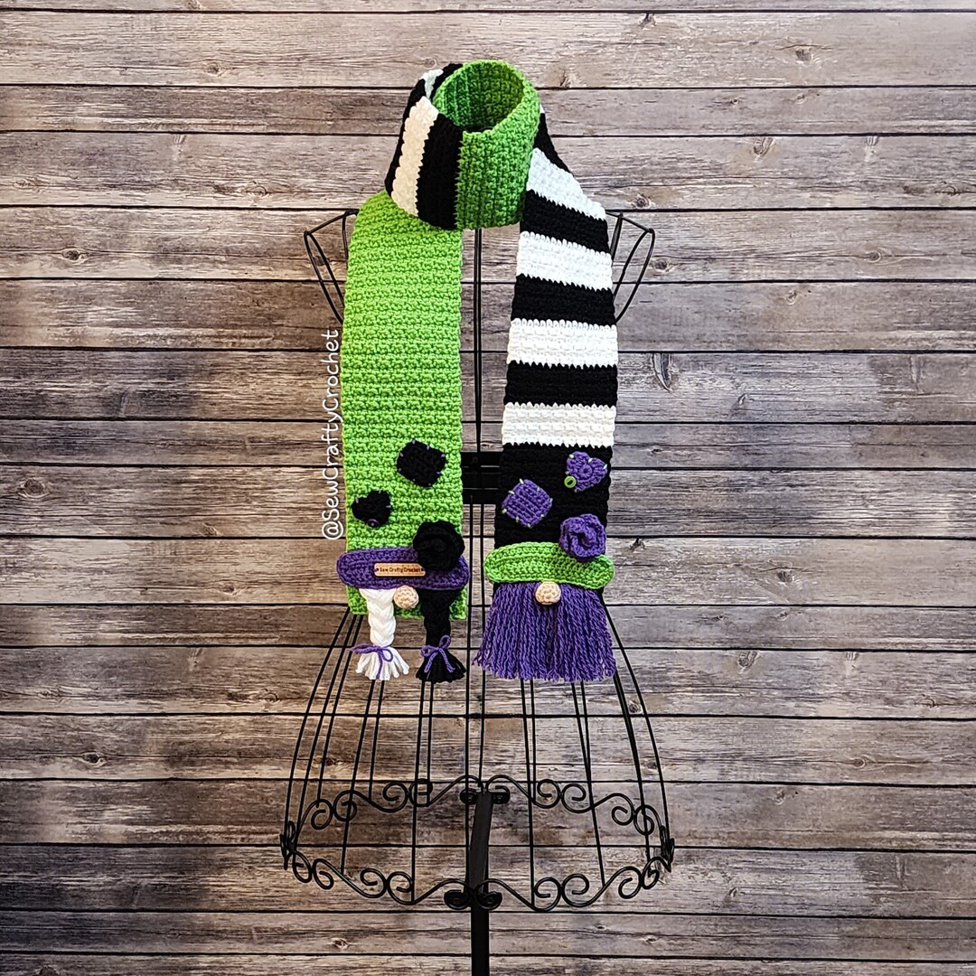 Halloween Gnome Scarf - Etsy