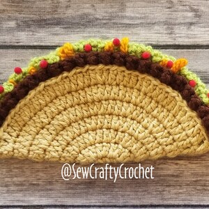 Crochet Taco Scarf [ready to Ship!] - Etsy