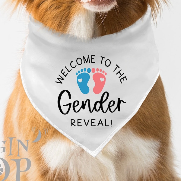 Dog Baby Gender Reveal - Etsy