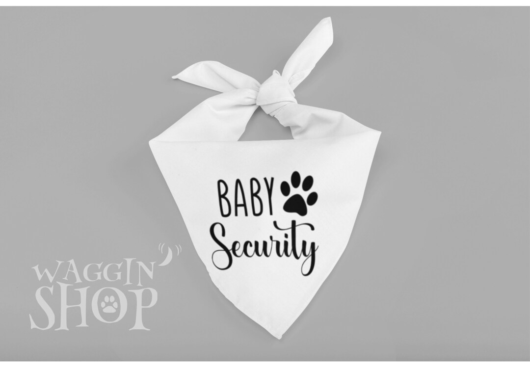 Baby Security Dog Bandana, Pregnancy Announcement Dog Bandana, Mom's ...