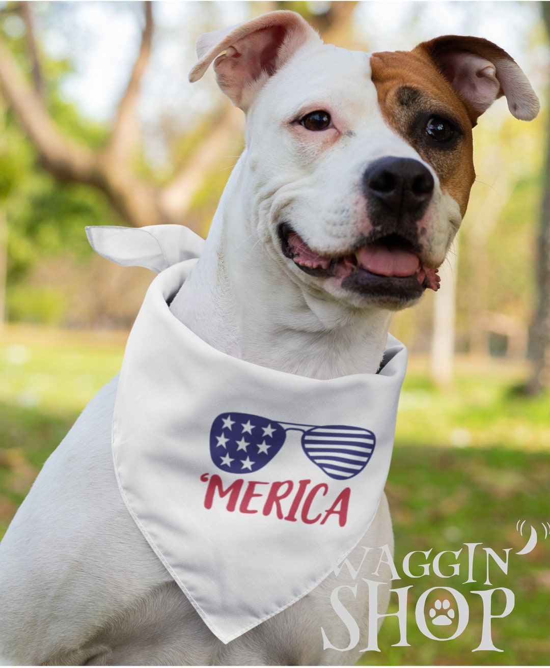 4th of July Dog Bandana, Merica Dog Bandana, Fourth of July Dog ...