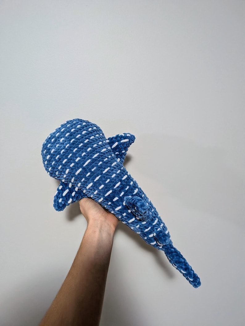 Large Plush Whale Shark Crochet Pattern - Etsy