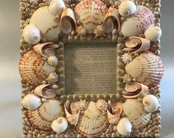 Handmade Shell Frame One of a Kind Seashell Frame - Etsy
