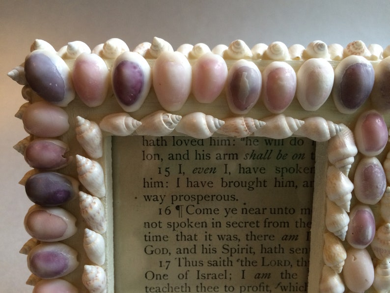 Handmade Shell Frame, Seashell Picture Frame, Sea Shell Photo Frame - Etsy