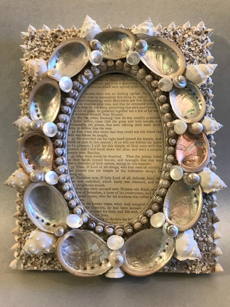 Handmade Shell Frame One of a Kind Seashell Picture Frame - Etsy