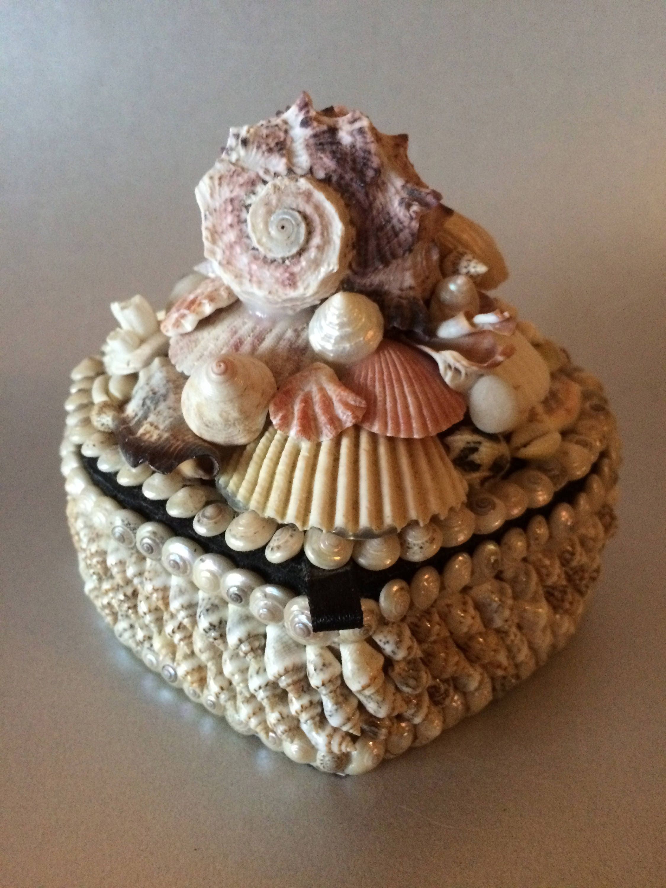 Handmade Vintage Seashell Box One-of-a-kind Shell Box Unique - Etsy