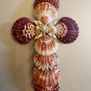 Shell Embellished Crosses, Decorated Cross, Seashell Cross - Etsy