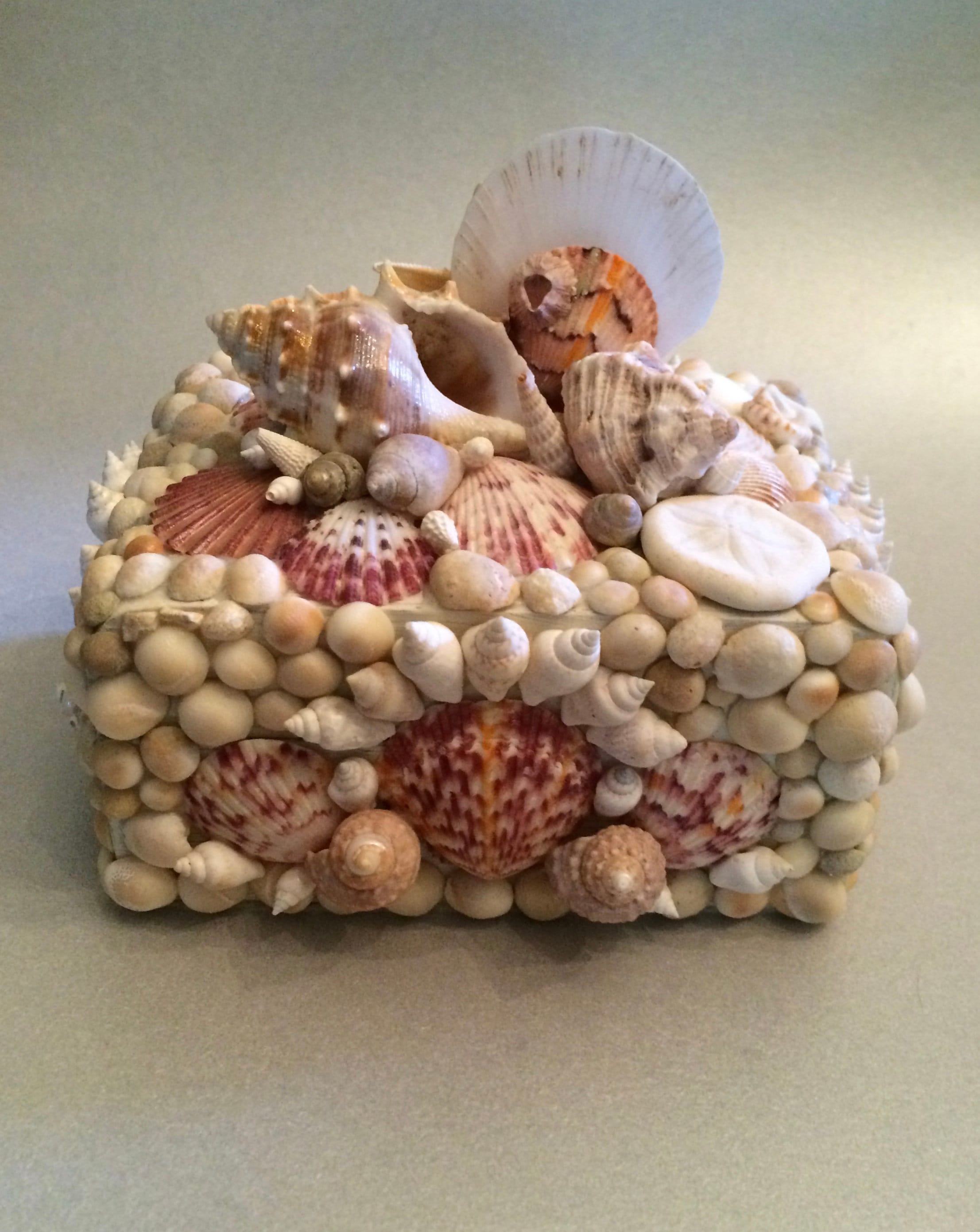 Handmade Seashell Box, Shell Treasure Box - Etsy
