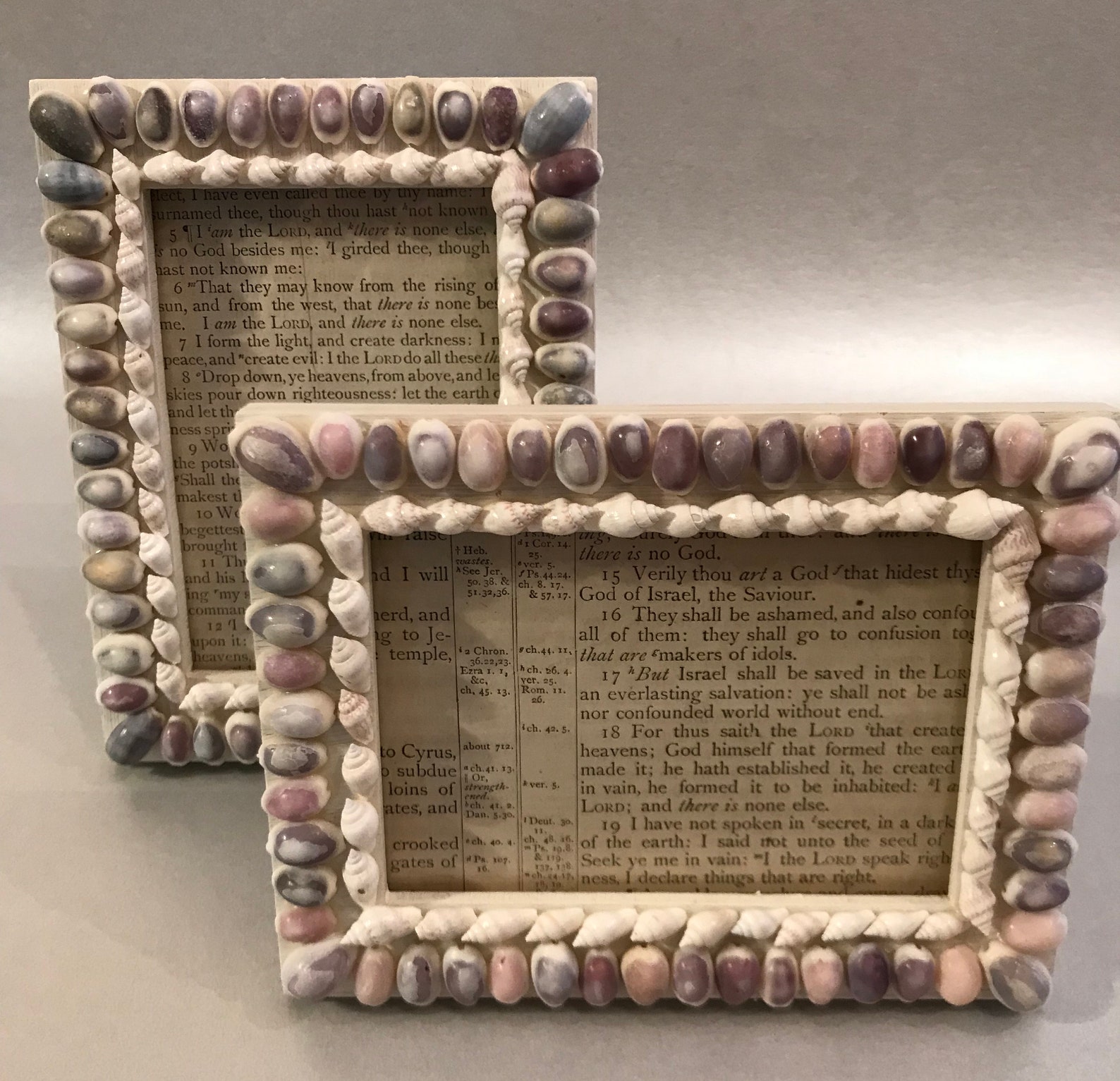 Handmade Shell Frame, Seashell Picture Frame, Sea Shell Photo Frame - Etsy