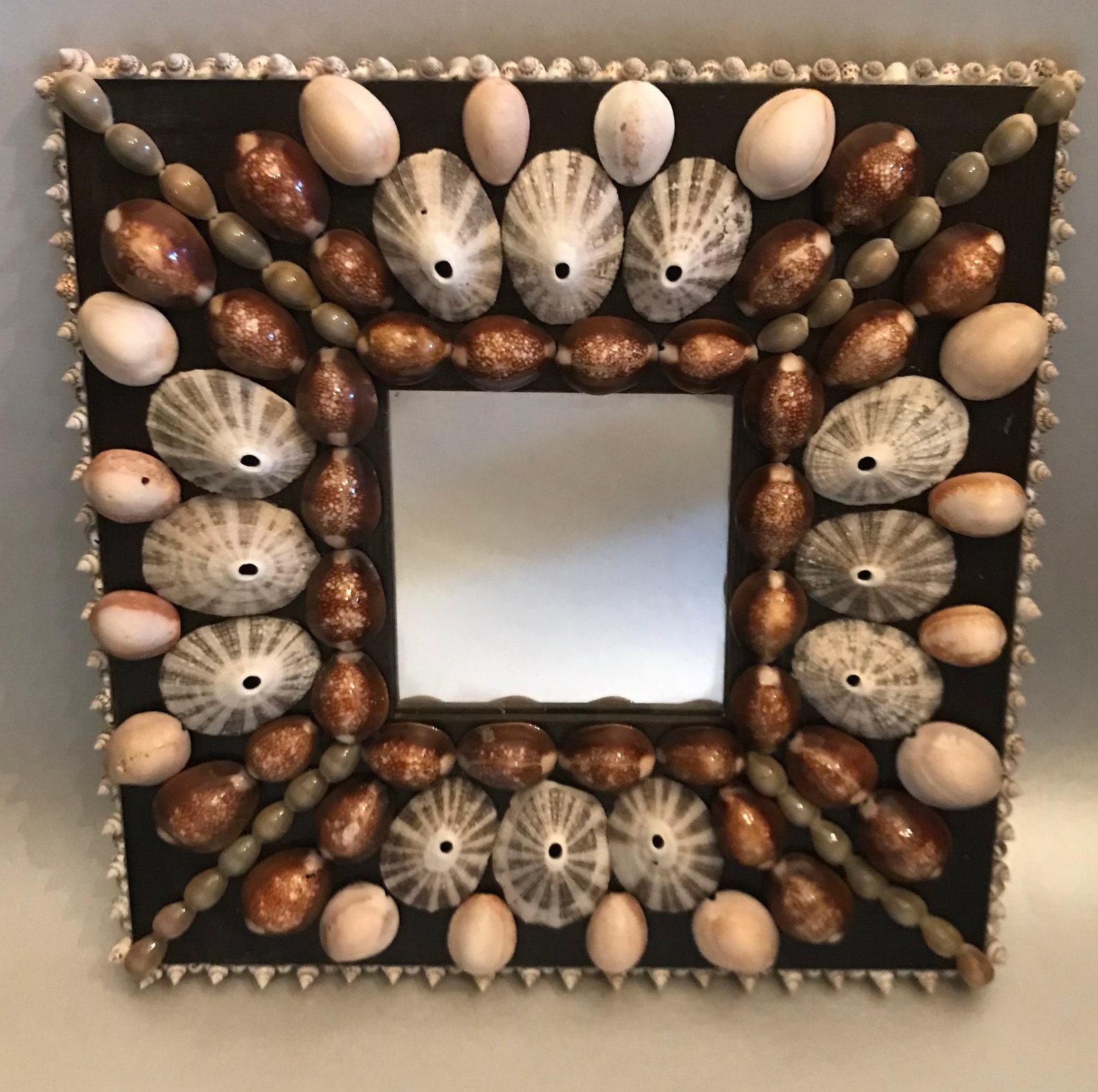 Handmade Seashell Mirror, Decorative Shell Mirror - Etsy