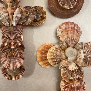 Shell Embellished Crosses, Decorated Cross, Seashell Cross - Etsy