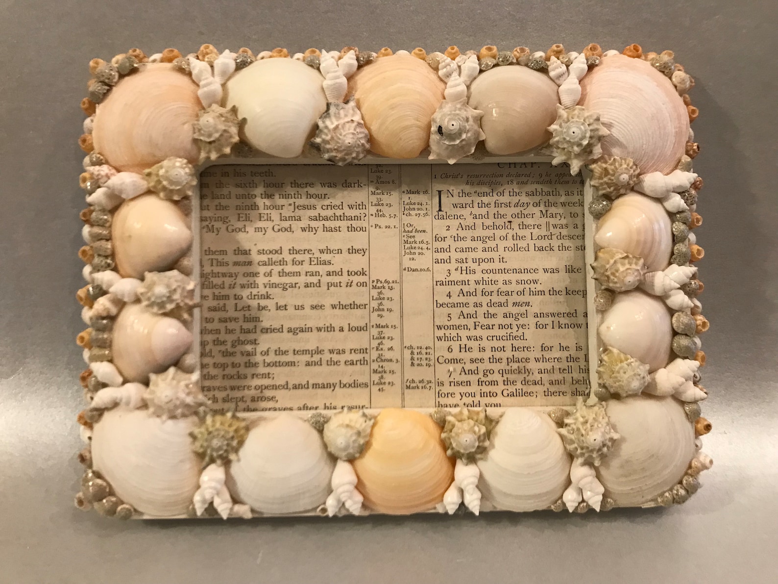 Handmade Shell Frame Seashell Picture Frame Sea Shell Photo - Etsy