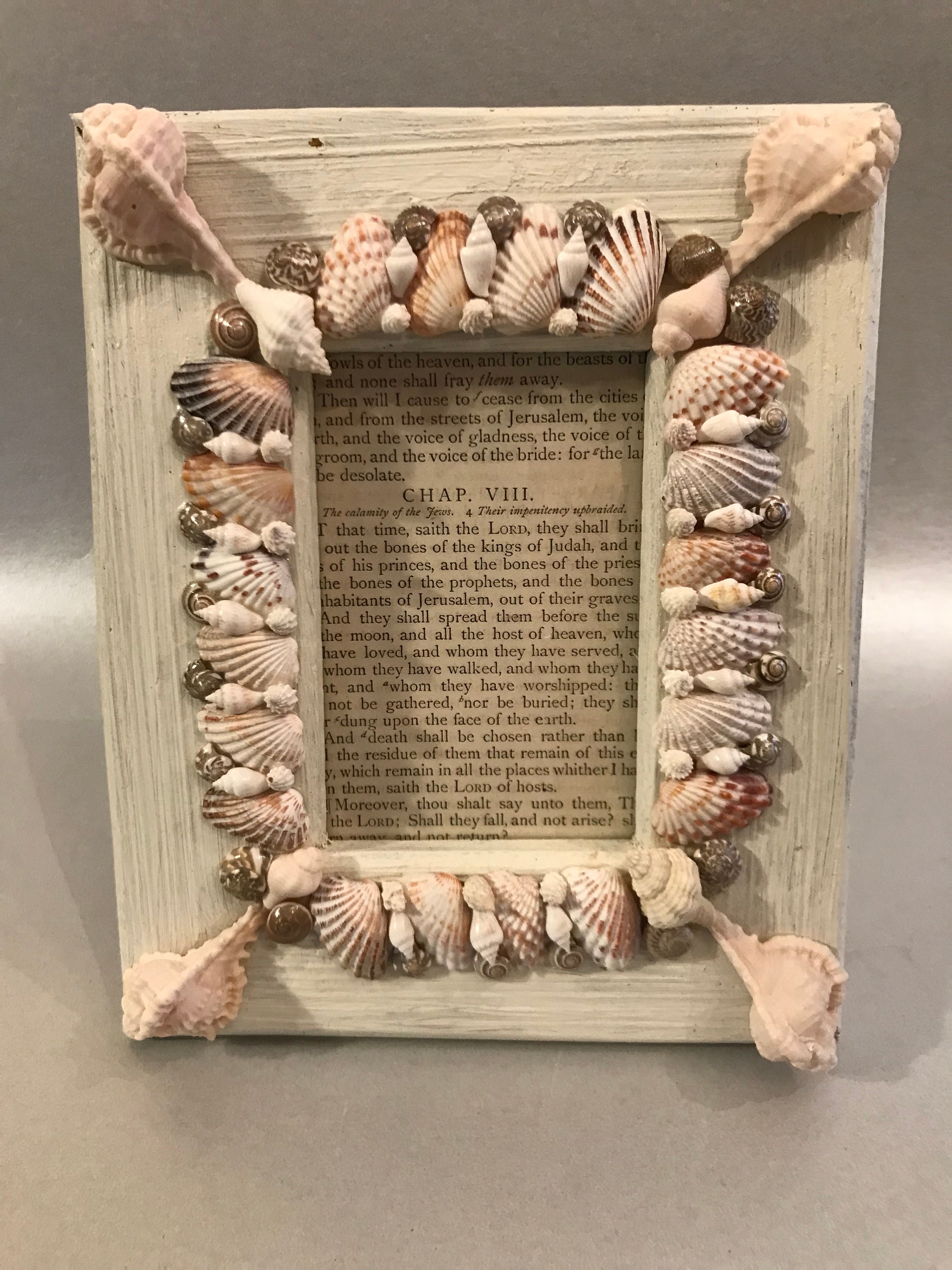 Handmade Shell Frame Seashell Picture Frame Sea Shell Photo - Etsy