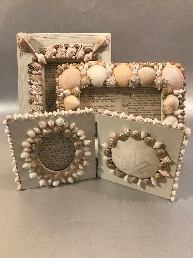 Handmade Shell Frame Seashell Picture Frame Sea Shell Photo - Etsy