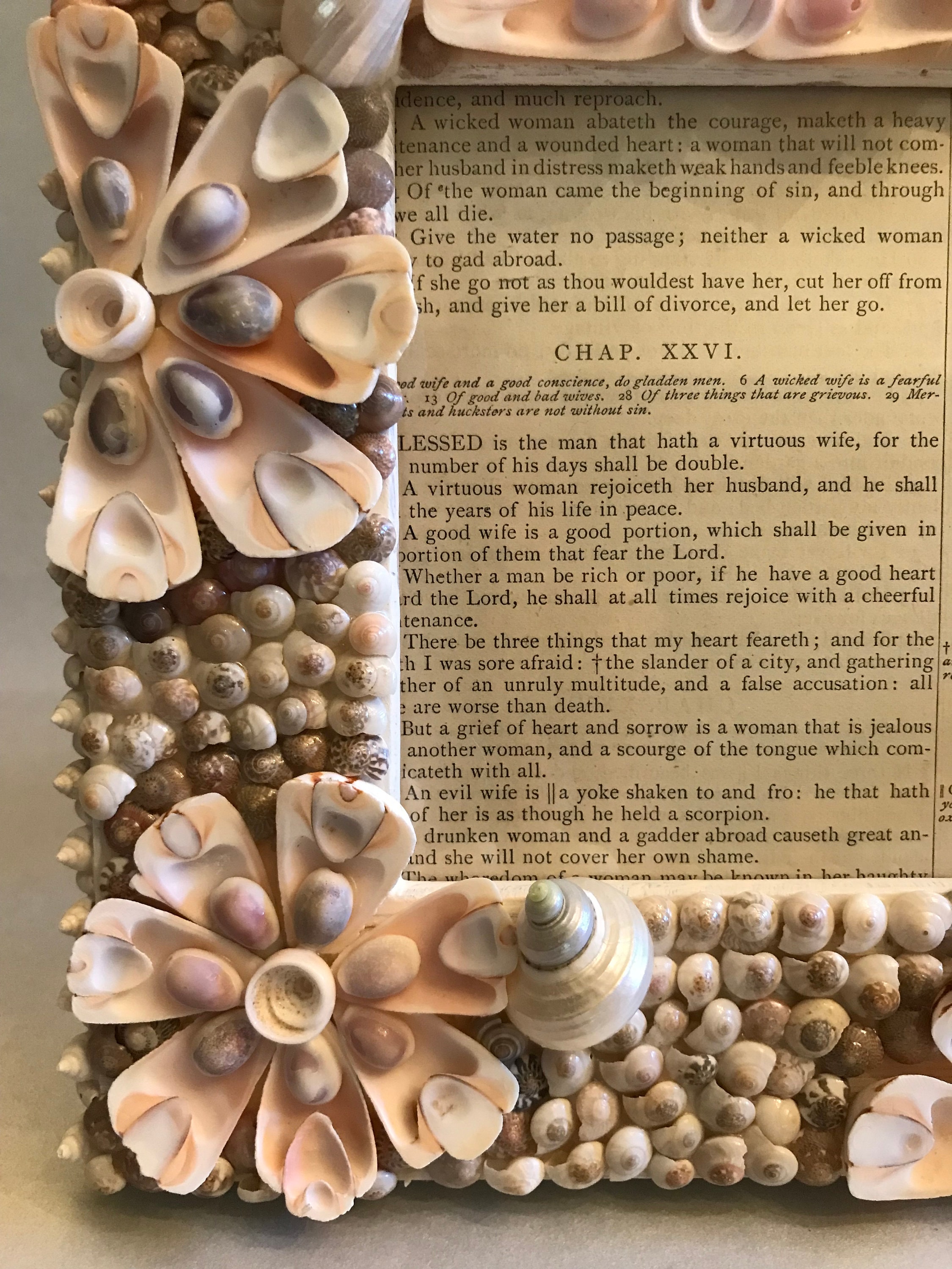 Larger Handmade Seashell Frame One of a Kind Shell Frame - Etsy