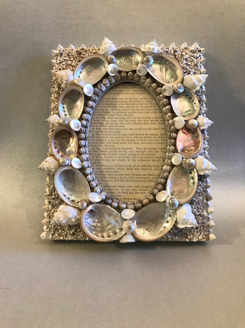 Handmade Shell Frame One of a Kind Seashell Picture Frame - Etsy