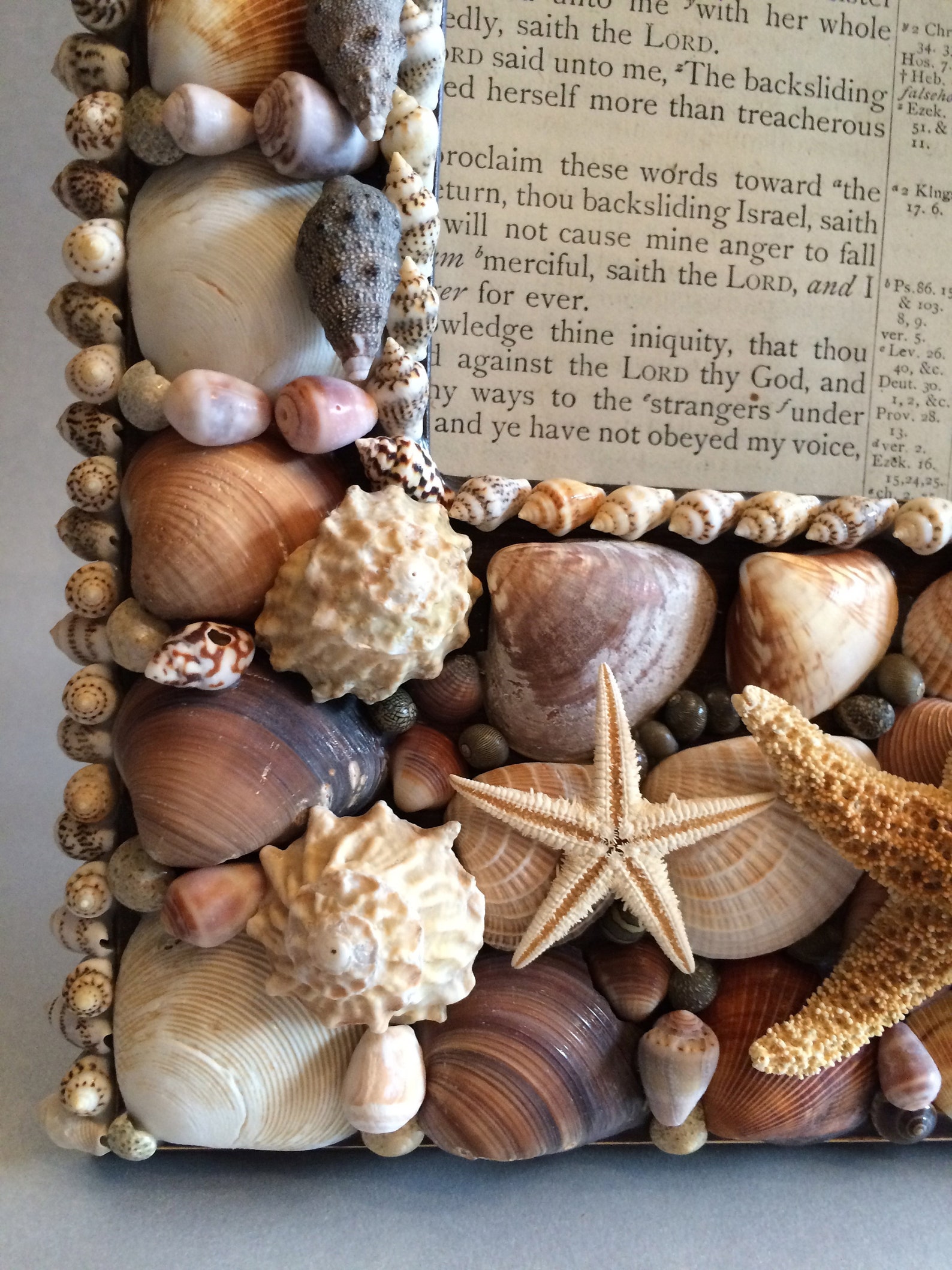 Handmade Seashell Picture Frame, Shell Photo Frame - Etsy