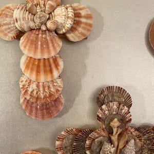 Shell Embellished Crosses, Decorated Cross, Seashell Cross - Etsy