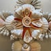 Embellished Shell Cross, Handmade Seashell Cross, One of a Kind Sea ...