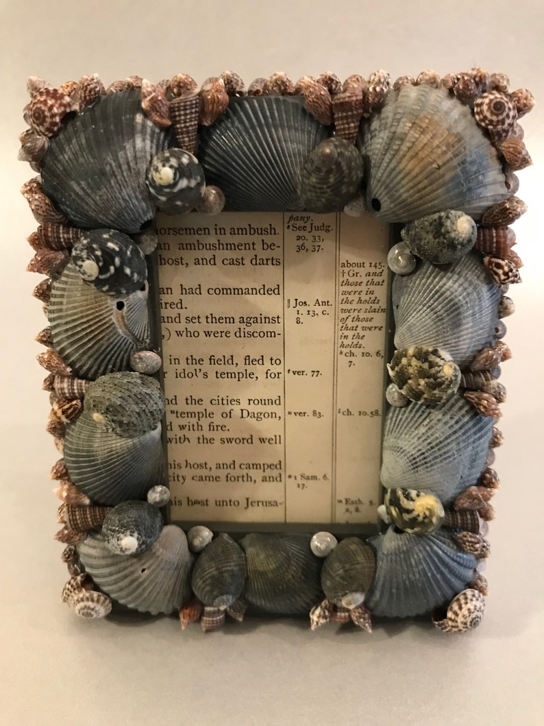 Handmade Shell Frame Seashell Picture Frame Sea Shell Photo - Etsy